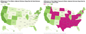 Differences In The Actual (25¢) & Proposed (40¢) Inflation Adjusted ...