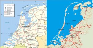 Land Reclamation in the Netherlands 1300 Vs 2000: Before & After The ...