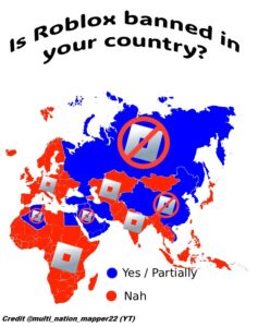 Countries Where Roblox Has Been Banned - Brilliant Maps