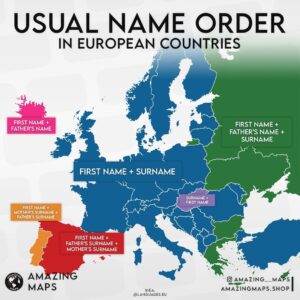 How To Say People's Names In Various Europe Countries - Brilliant Maps