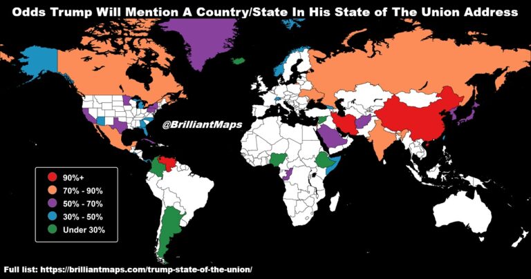 What Places Will Trump Mention During The State of the Union Address ...