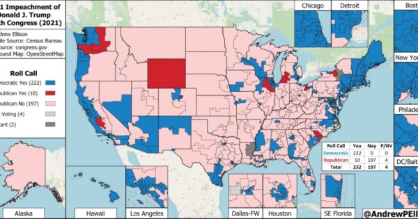 Second Trump Impeachment Vote (2021): Who Voted For & Against ...