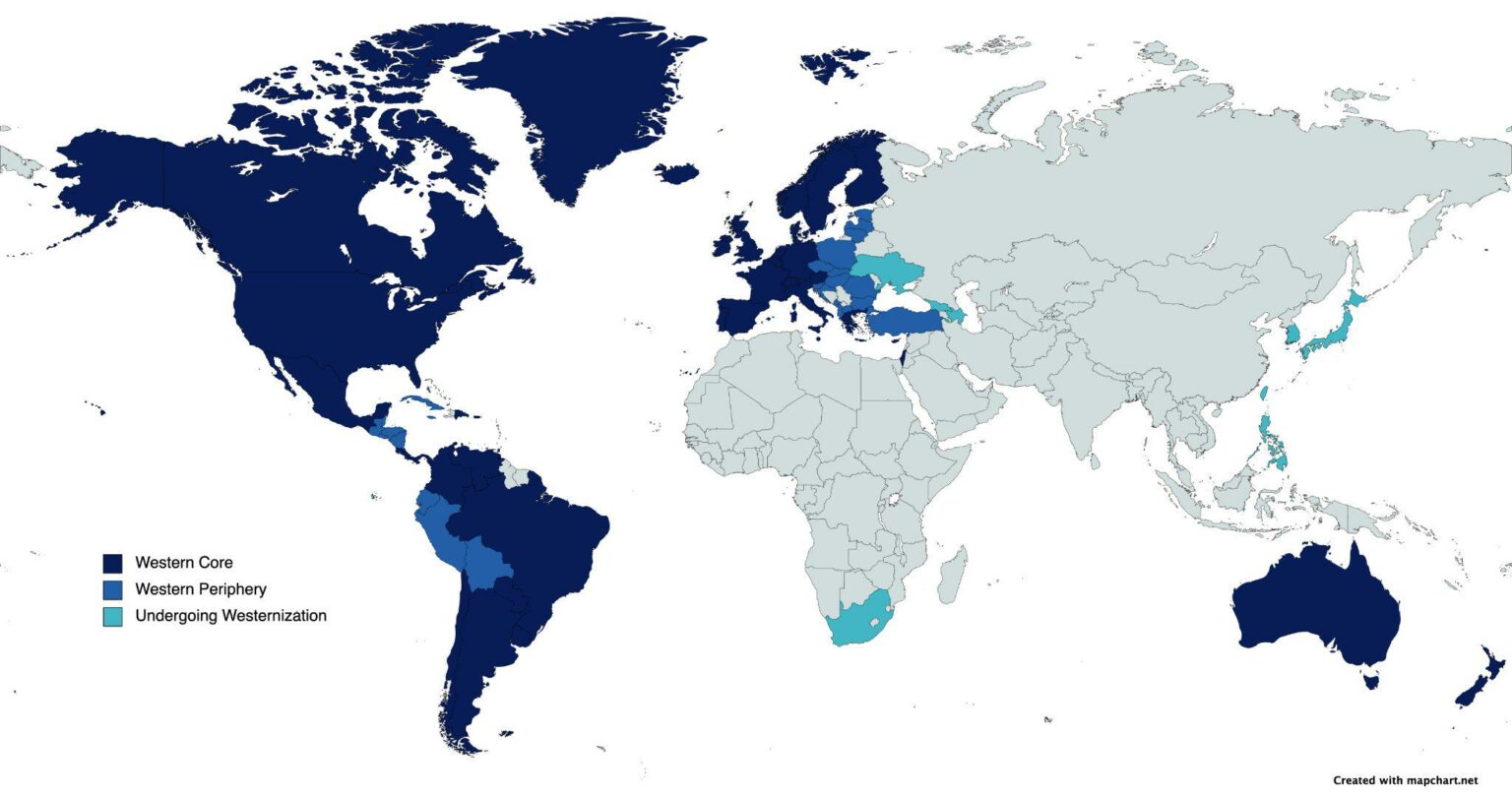 Weird Countries in the "Western Sphere" Map Allegedly Based On A ...