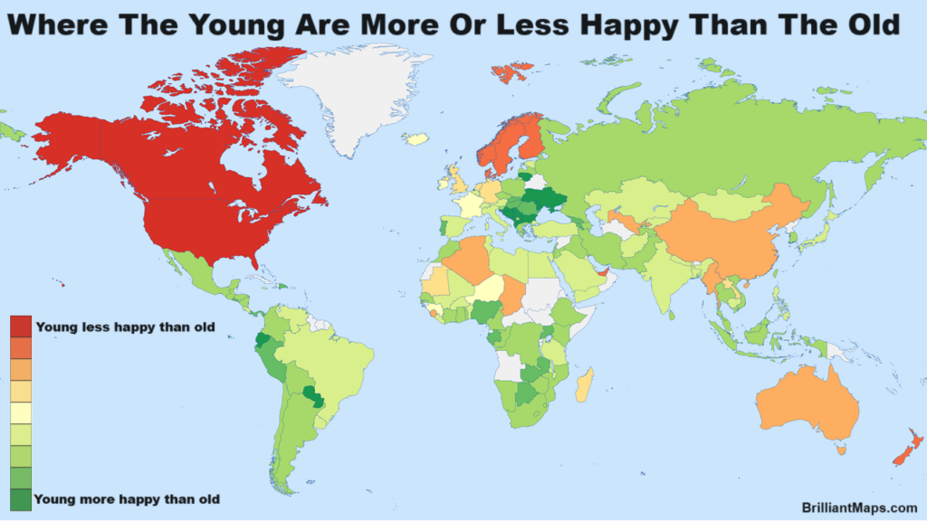 Where The Young Are More Or Less Happy Than The Old In 2024 - Brilliant ...
